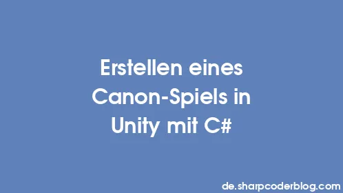 Erstellen eines Canon-Spiels in Unity mit C# - Thumbnail